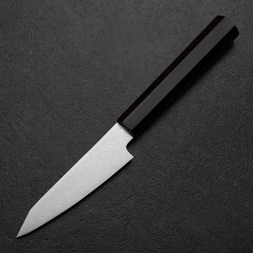 Kiritsuke Petty VG-10 Damascus Ebony Handle 100mm – MUSASHI