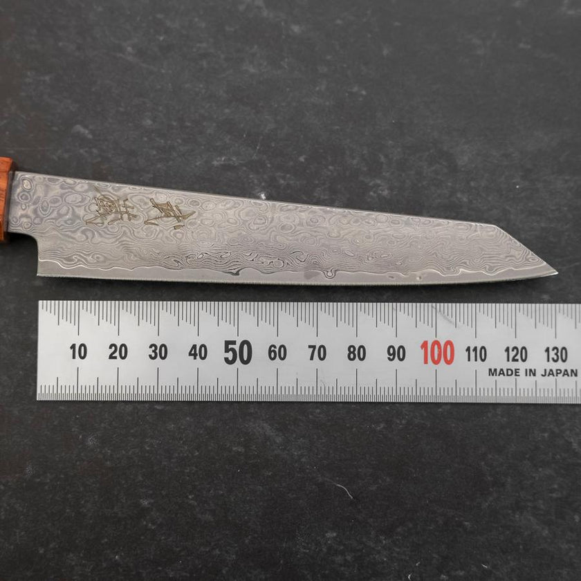 Kiritsuke Petty VG-10 Damascus Shitan Ebony Handle 130mm – MUSASHI