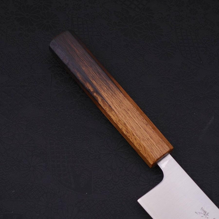 Kiritsuke Silver Steel #3 Polished Yaki Urushi Handle 210mm – MUSASHI