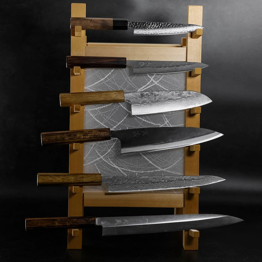 Musashi Kitchen Knives Displaying Sugi – MUSASHI