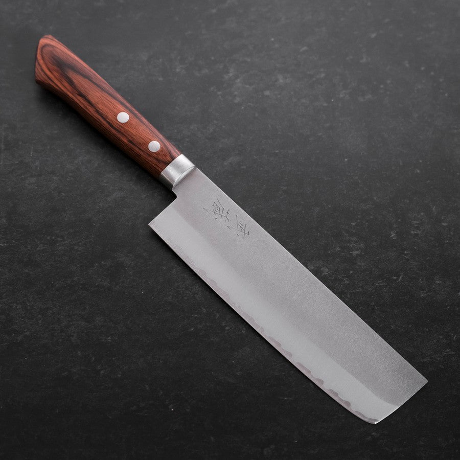 Nakiri VG-1 Nashiji Western Mahogany Handle 165mm – MUSASHI