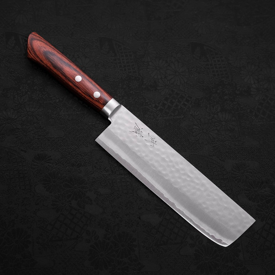 Nakiri VG-1 Tsuchime Western Mahogany Handle 165mm – MUSASHI
